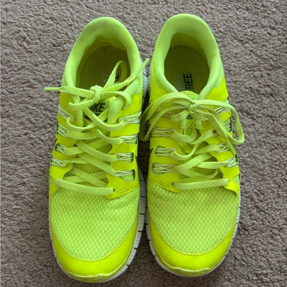 Nike | Shoes | Nike Vibrant Lime Green Sneakers | Poshmark